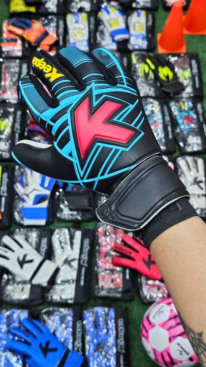 Guantes Keepa Classic semiprofesional azul/rojo – SoccerSportMx ...